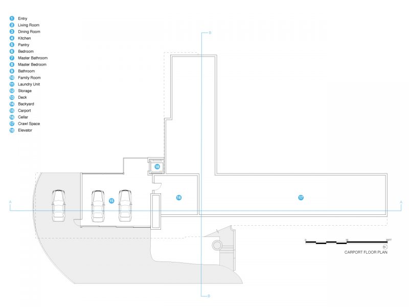 Carport Floor Plan | Mark English Architects