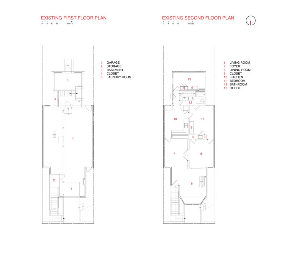 Existing floor plans | Mark English Architects